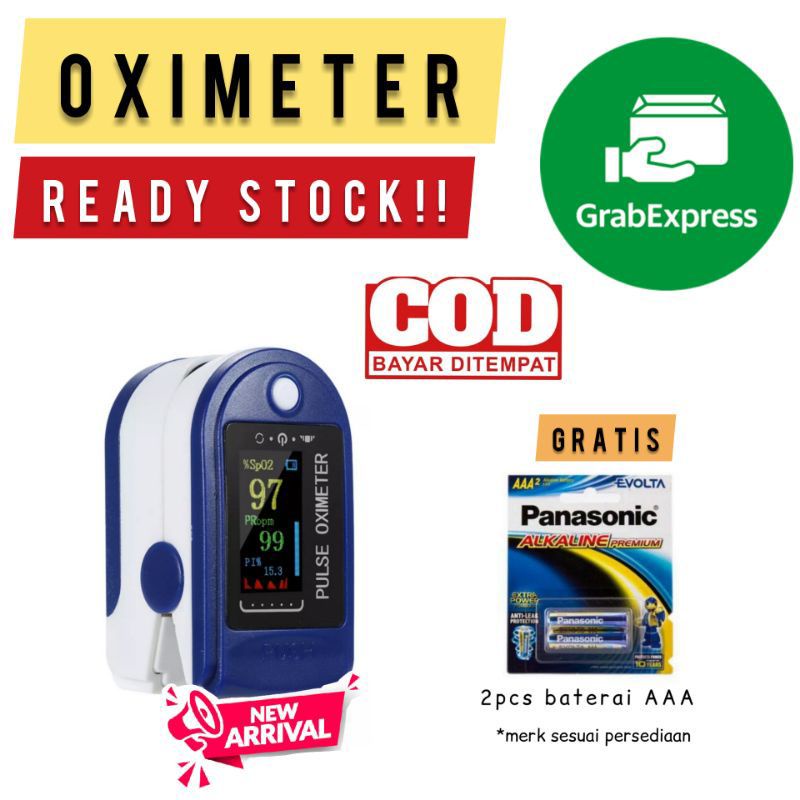 Jual oxymeter pulse/saturasi oksigen/oximeter fingertrip | Shopee Indonesia