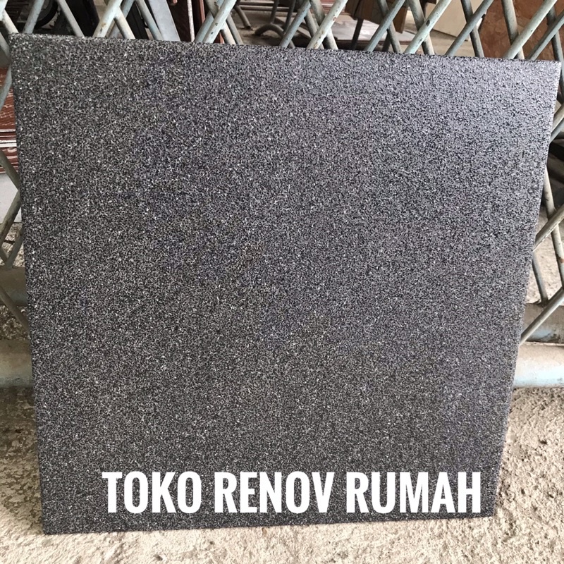 Jual keramik lantai 40x40 hitam/ keramik lantai garasi/ keramik lantai ...
