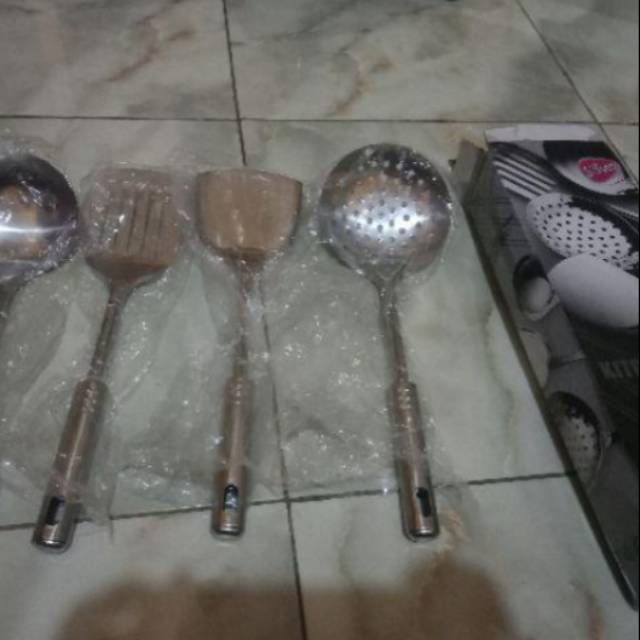 Jual SPATULA/SUTIL (1 SET) 4PCS | Shopee Indonesia