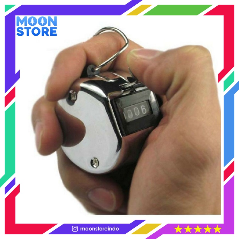 Jual ALAT PENGHITUNG MANUAL HAND TALLY COUNTER 4 DIGIT | Shopee Indonesia
