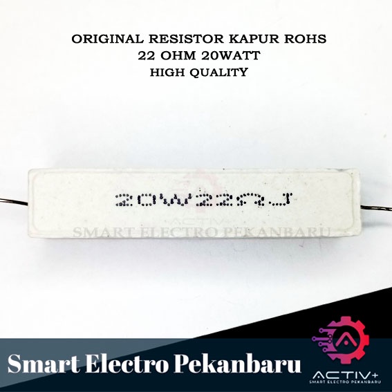 Jual ORIGINAL ROHS RESISTOR 20 WATT 22 OHM RESISTOR KAPUR 20WATT 22OHM ...