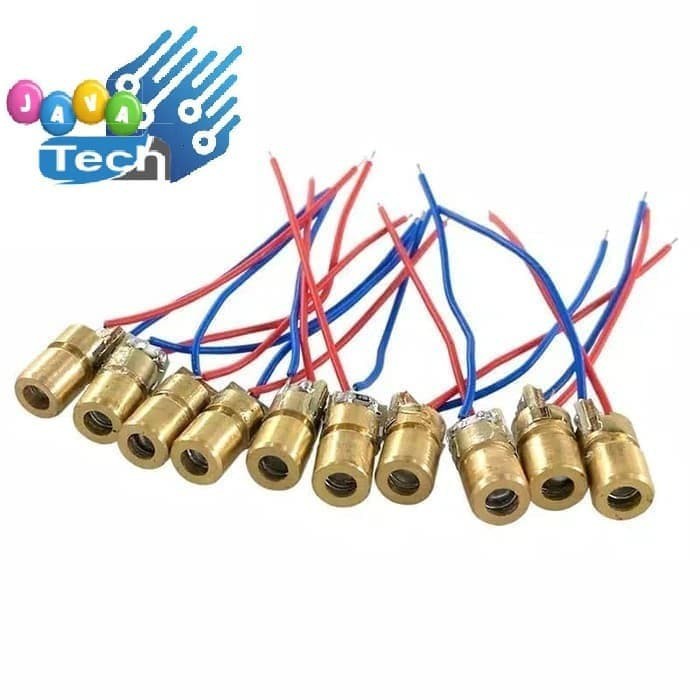 Jual Modul Laser Pointer Dioda 3V 650nm 5mW Diode Module Red Tembaga ...