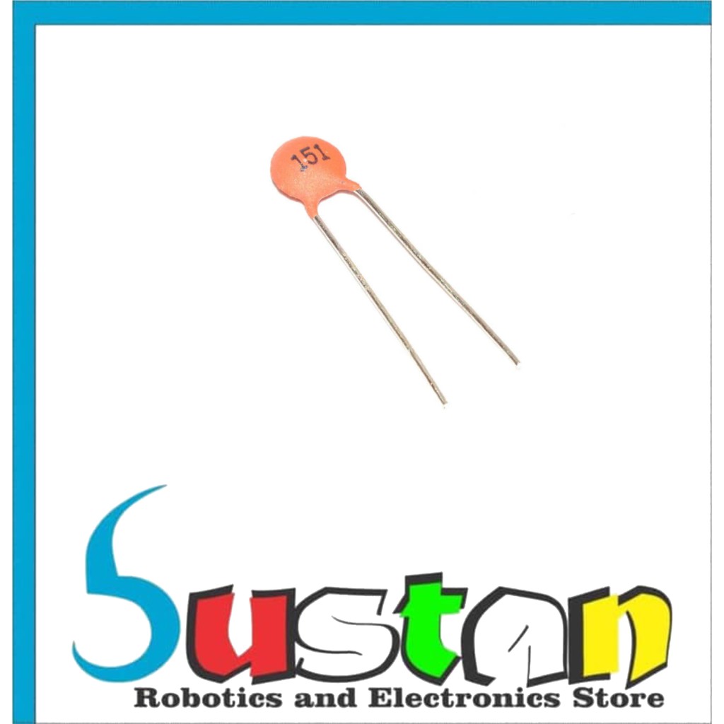 Jual 10pcs KAPASITOR 151PF 50V CERAMIK CAPASITOR KERAMIK 151 PF 50V ...