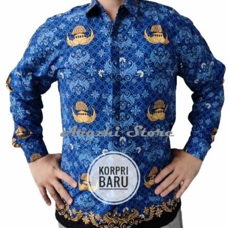 Jual Seragam PNS Pria Kemeja Batik KORPRI Pria Baju PNS Baju KORPRI PGRI | Shopee Indonesia