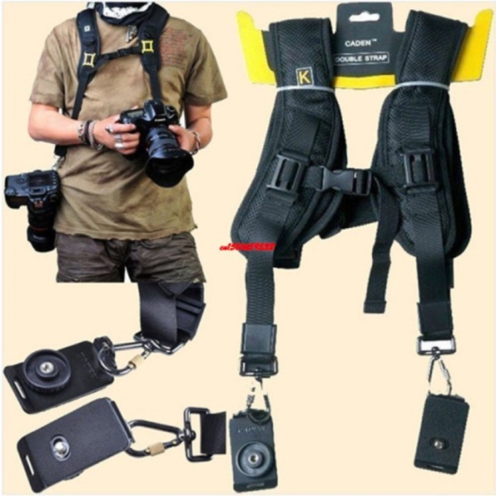 Jual Single / Double Strap Kamera SLR DSLR Sling Belt Bahu-Rompi ...