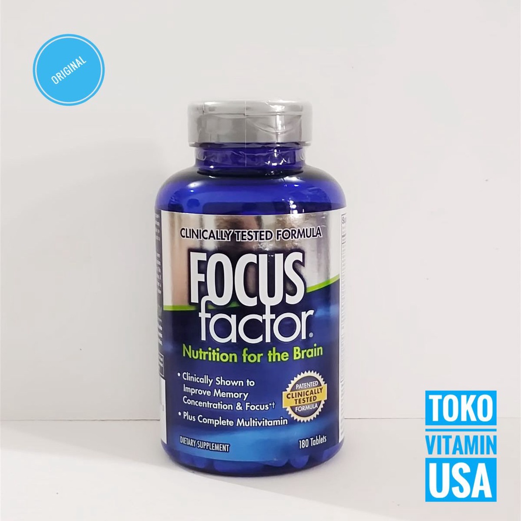 Jual Focus Factor Nutrition For The Brain Plus Complete Multivitamin ...