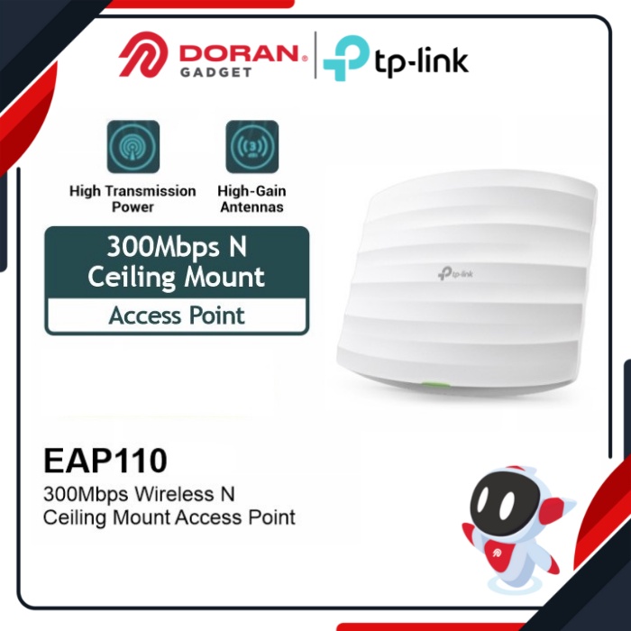 Jual TP Link TPLink TP-LINK EAP110 EAP 110 300Mbps Wireless N Ceiling ...