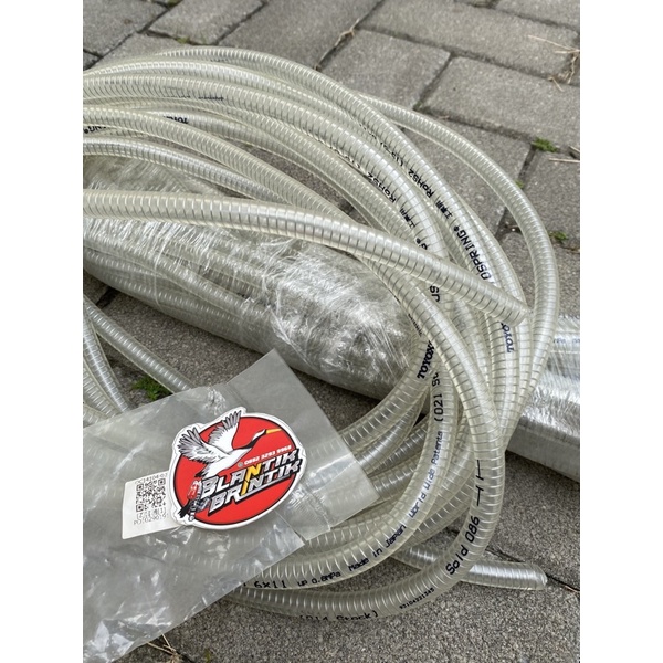 Jual Selang Bensin Spiral Toyox Japan Filter Inline Bening Transparan ...