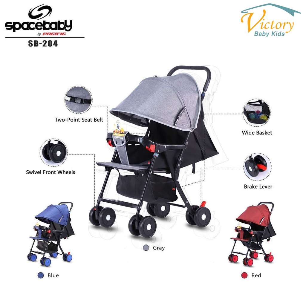 Jual Spacebaby SB-204 Baby Stroller - Kereta Dorong Bayi | Shopee Indonesia
