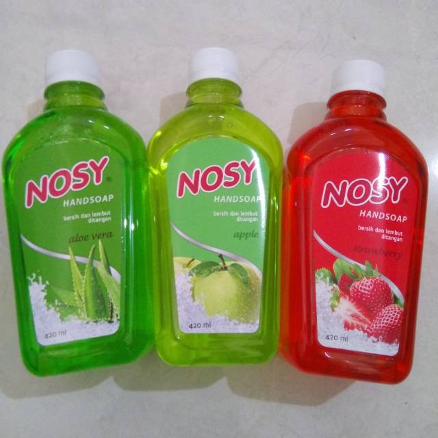 Jual NOSY ANTIBACTERIAL HAND SOAP 420ML / HAND WASH / SABUN CUCI TANGAN ...