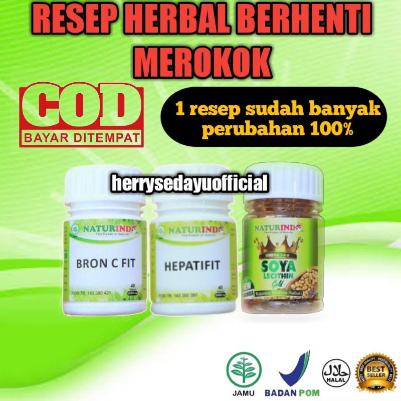 Jual Resep Obat Herbal Berhenti Merokok Perokok Berat | Shopee Indonesia