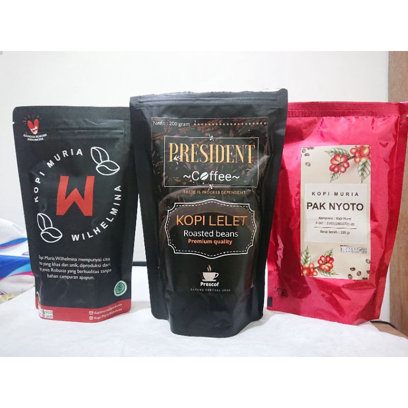 Jual kopi president 200 gram, kopi lelet sarang | Shopee Indonesia