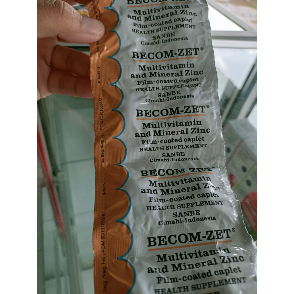 Jual BECOM ZET TABLET (per Strip) | Shopee Indonesia