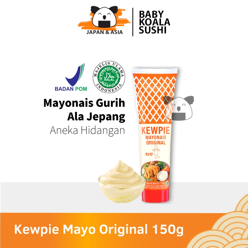 Jual KEWPIE Mayo Original Tube 150 ml Halal │ Mayonnaise Ori | Shopee Indonesia
