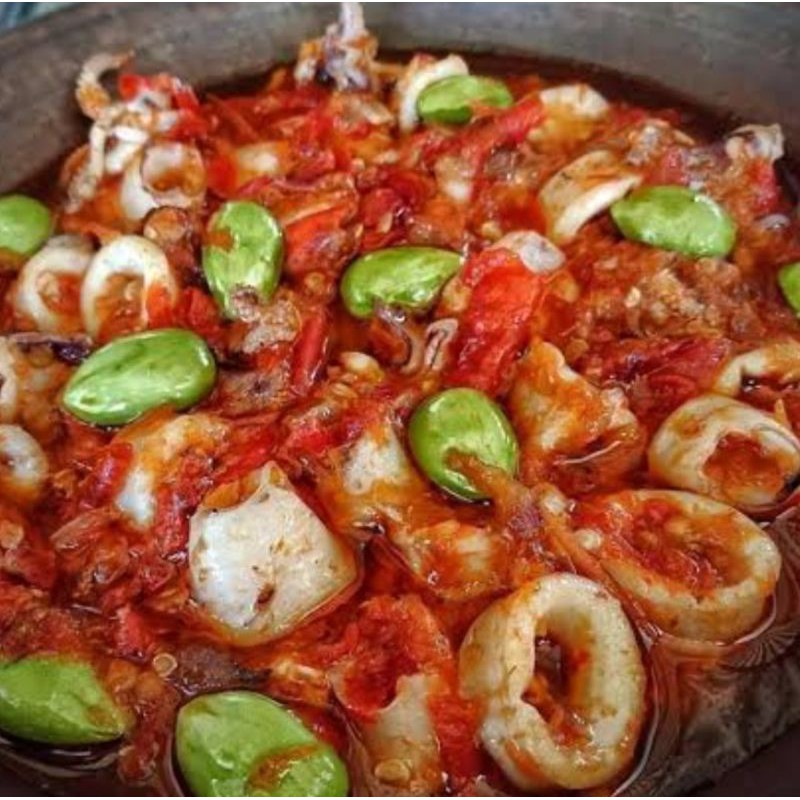 Jual Sambal Goreng Cumi Asin Pete Krez Mamz 200gr | Shopee Indonesia
