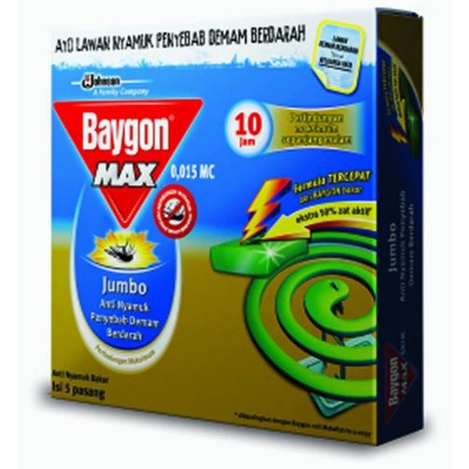 Jual ORIGINAL Baygon Max Bakar Jumbo Isi 5 Pasang / Baygon Obat Nyamuk ...