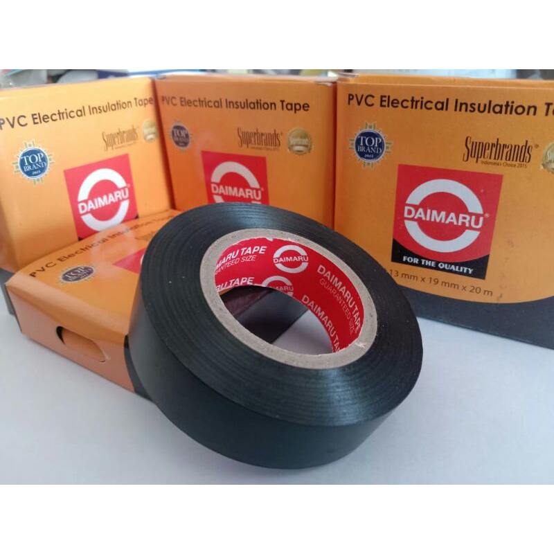 Jual isolasi listrik / kabel / isolsai elektrik / ukuran 0,13 x 19 mm x ...