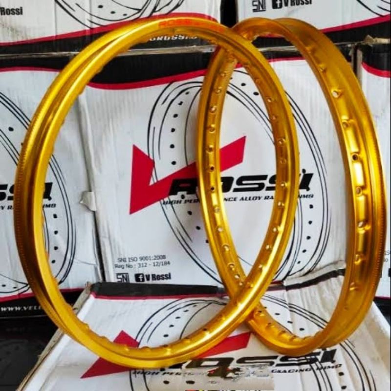 Jual VELG ROSSI ROSSY WM 120 140 160 185 215 250 RING 17 BLACK SILVER ...