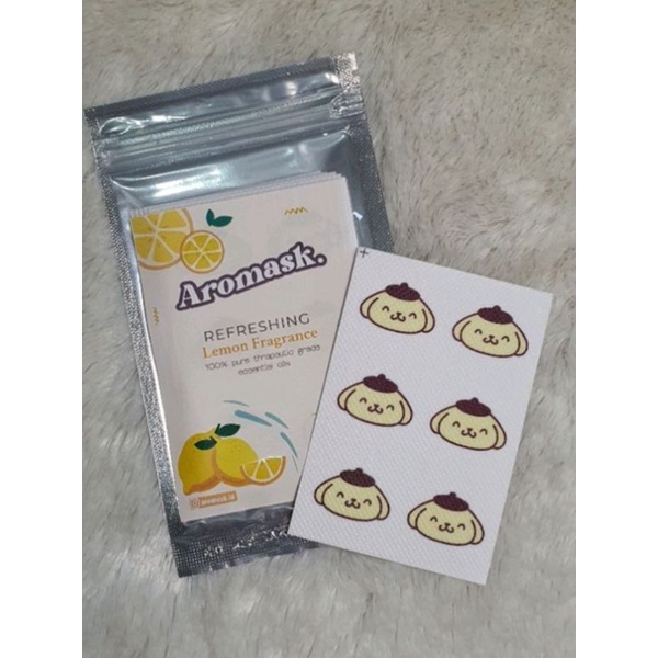 Jual STIKER AROMA 1 LEMBAR ISI 6 STIKER- AROMA REFRESHING LEMON ...