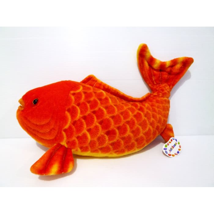 Jual Boneka Ikan Mas Boneka Koi Fish Goldfish Original Jelii Beans ...