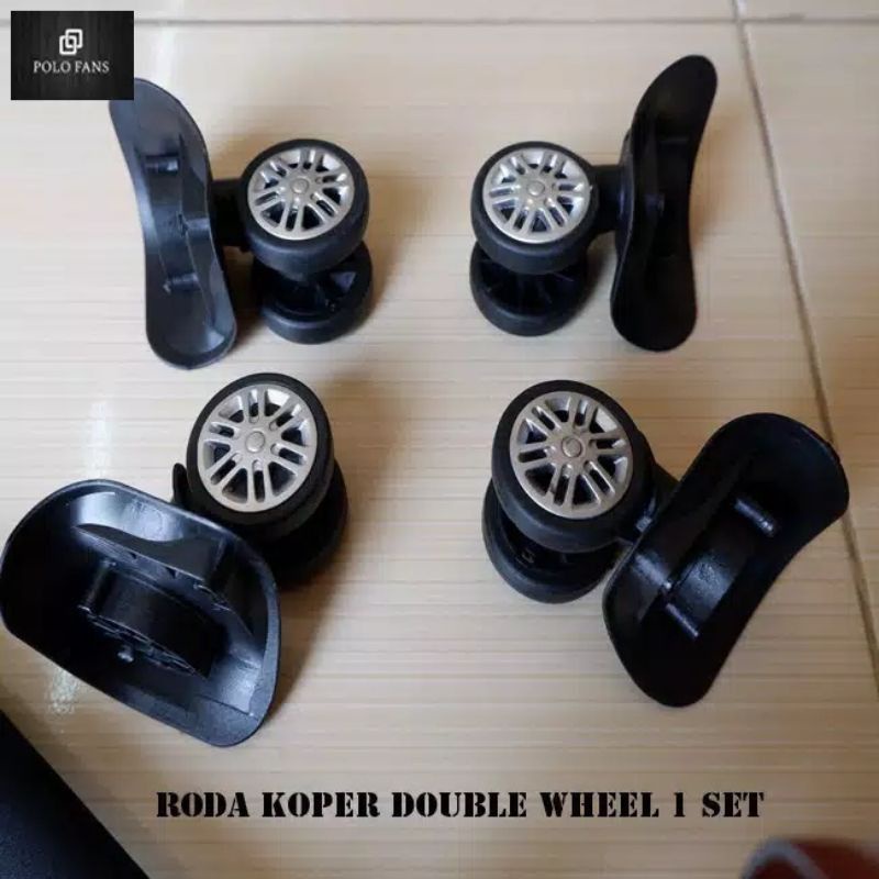 Jual Roda Koper Double Wheel Kanan Kiri Cocok Uk. Koper 16, 18, 20, 24 ...