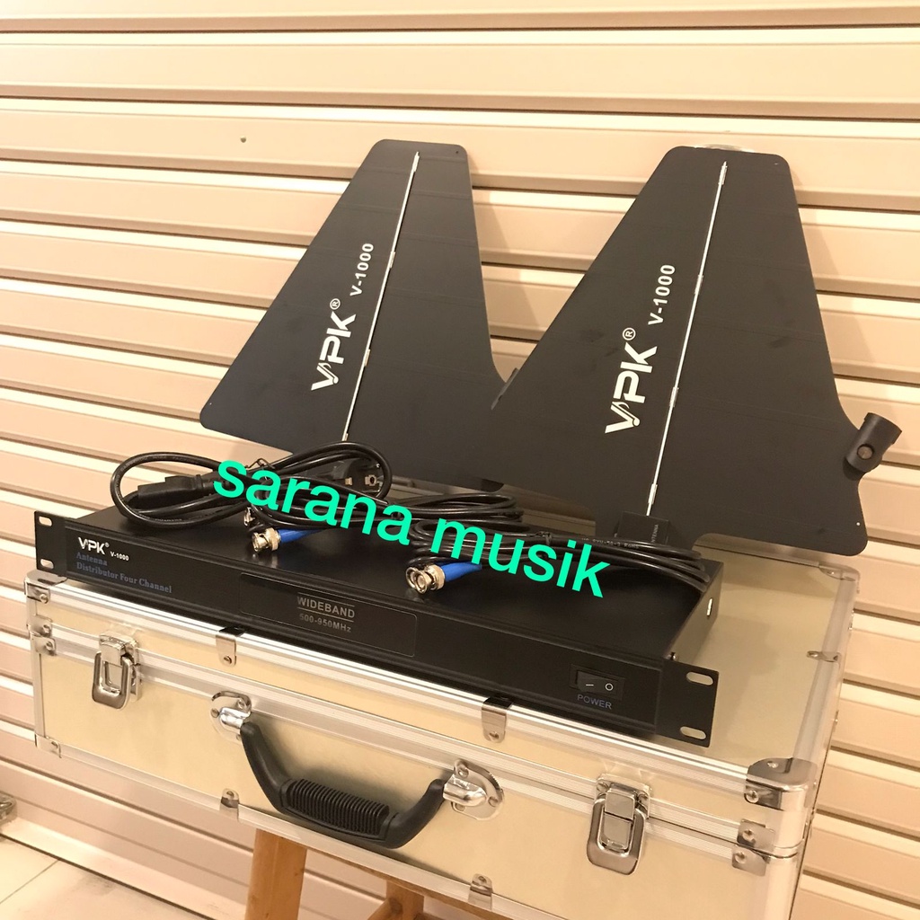 Jual Penguat Sinyal Mic Wireless UHF VPK V1000 V-1000 V 1000 Original ...