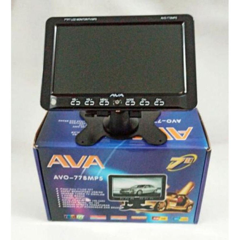 Jual Tv Kecil 7 inch Coustic Audio TFT Monitor 7" Tv mobil 7 inch Bisa ...