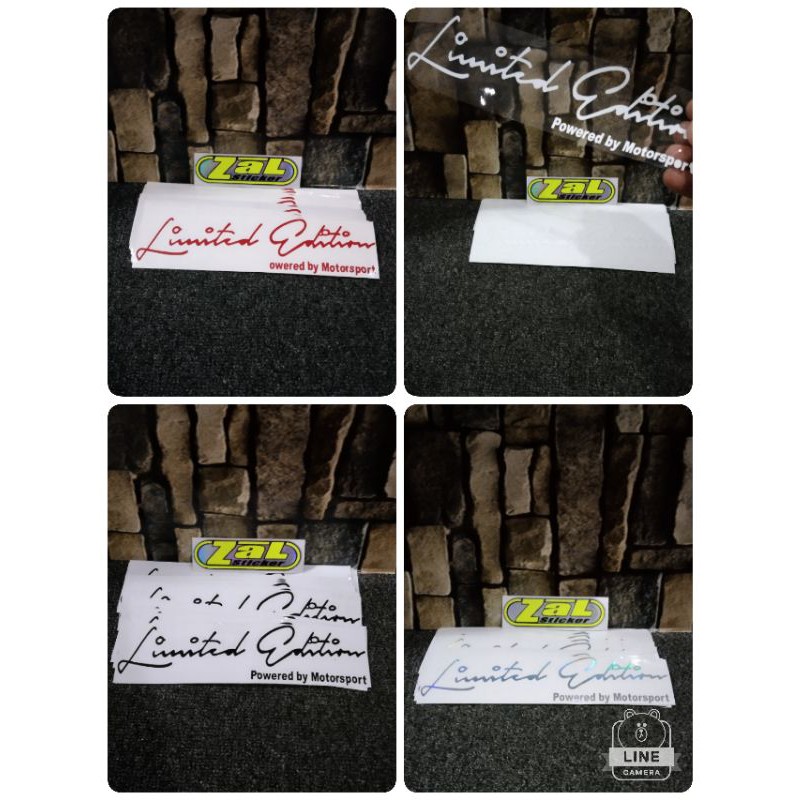Jual sticker limited edition fowerd by Motorsport | Shopee Indonesia