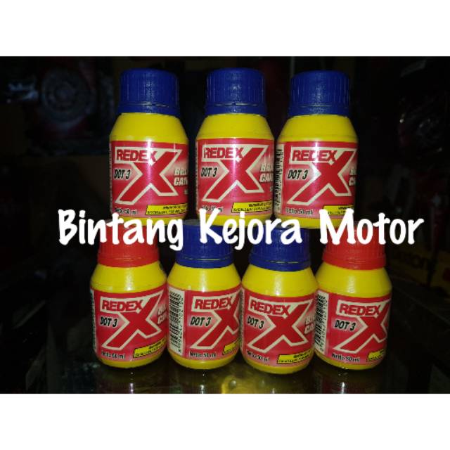 Jual MINYAK REM MOTOR OLI REM MOTOR REDEX 50ML DOT 3 | Shopee Indonesia