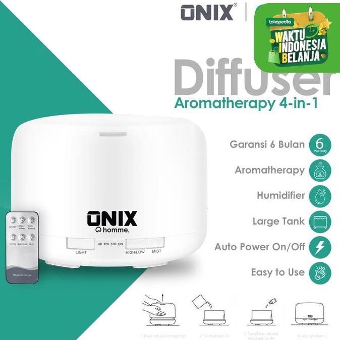 Jual Onix Air Humidifier Aroma Diffuser 7 LED - 500ML | Shopee Indonesia