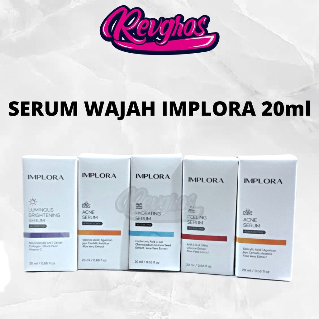 Jual SERUM IMPLORA 20ML / SERUM WAJAH IMPLORA / SERUM ACNE IMPLORA ...