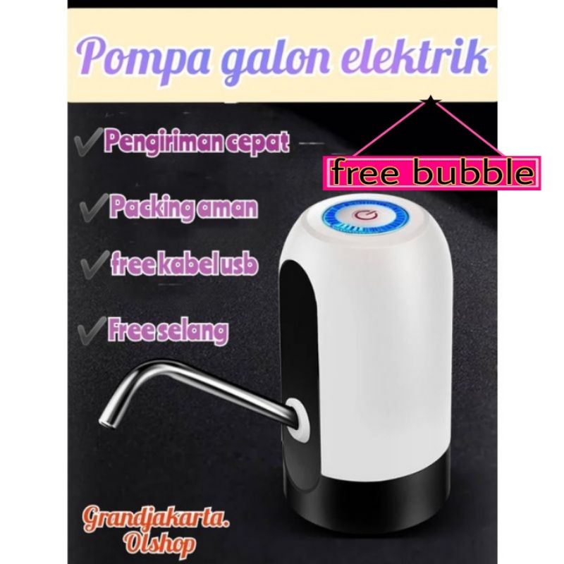 Jual Pompa Air Galon Elektrik Listrik Portable Water Elektric Pump ...