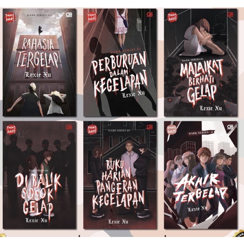 Jual Novel Young Adult: Dark Series/Seri Lengkap 1-6/Lexie Xu ...