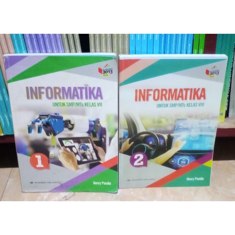 Jual INFORMATIKA KELAS 7 8 SMP/MTs K13 revisi Erlangga Henri Pandia | Shopee Indonesia