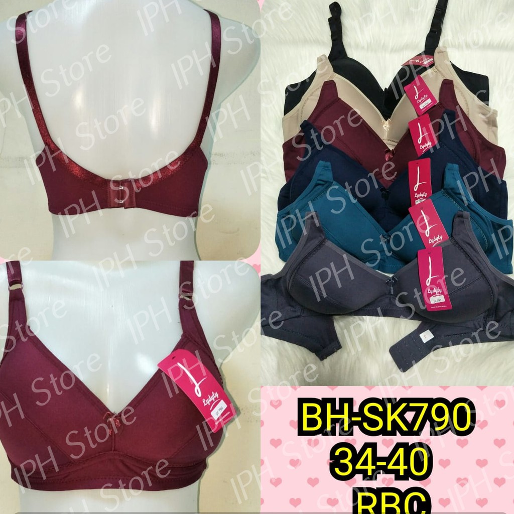 Jual Bra / BH Lydyly 790 (Tanpa Busa, Tanpa Kawat, Kait 2) | Shopee Indonesia