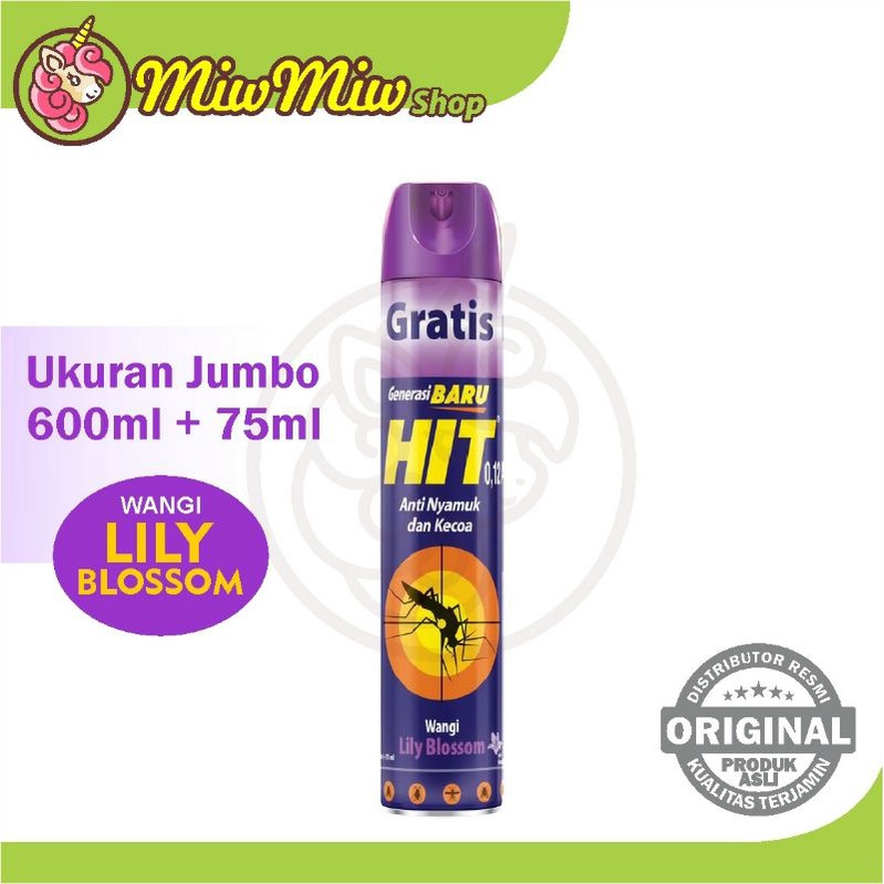 Jual HIT/ BAYGON Aerosol Spray Semprot Anti Nyamuk/ Serangga Jumbo 600 ...