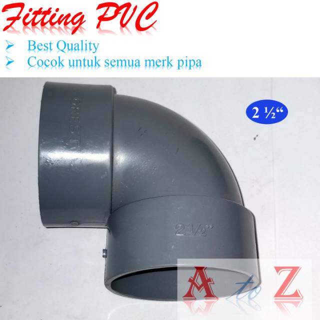 Jual Keni 2 1/2 in/knee 2,5 in/fitting/elbow 2 1/2 inch/knie pvc 2,5 ...