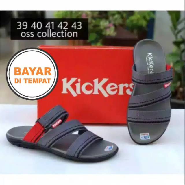 Jual SANDAL KICKERS TERMURAH PROMO BERKUALITAS TERBARU SLIDE | Shopee ...