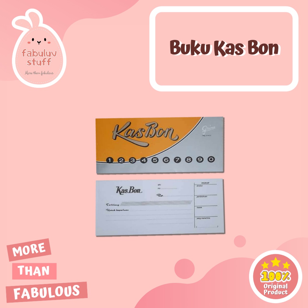 Jual ATK ~ Buku Kas Bon / Buku Hutang Piutang | Shopee Indonesia