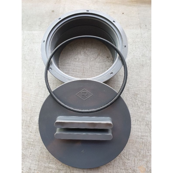 Jual Clean out tutup lubang avur pembuangan air pvc 4" rucika | Shopee ...
