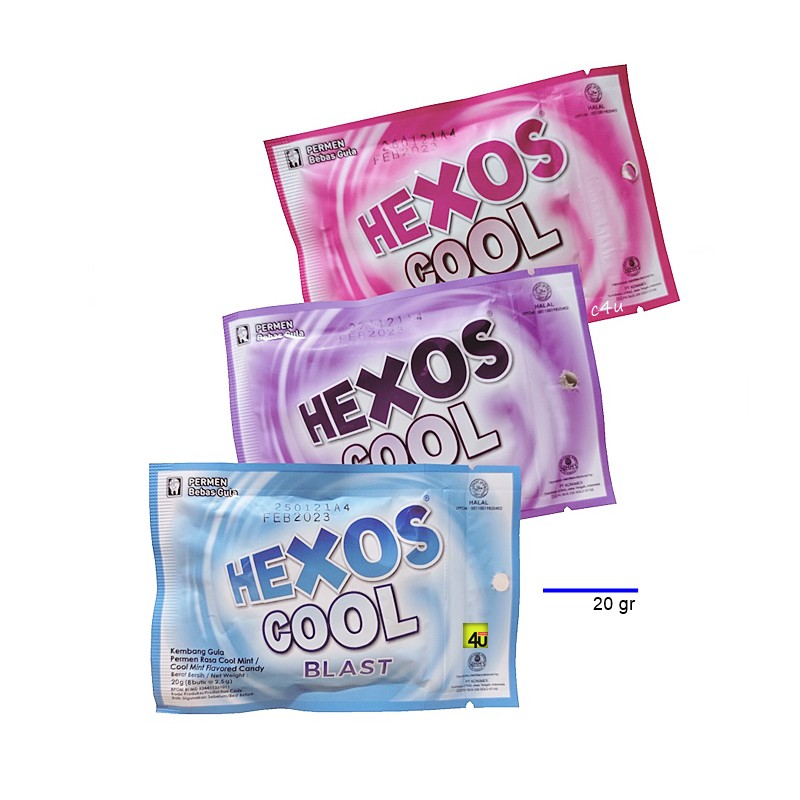 Jual HEXOS Cool - Sugar Free Mint Candy - 1 SACHET Isi 8 butir | Shopee ...