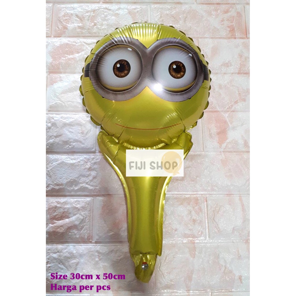 Jual Balon Foil Tongkat Minions Yellow / Balon Pentung Minion ...