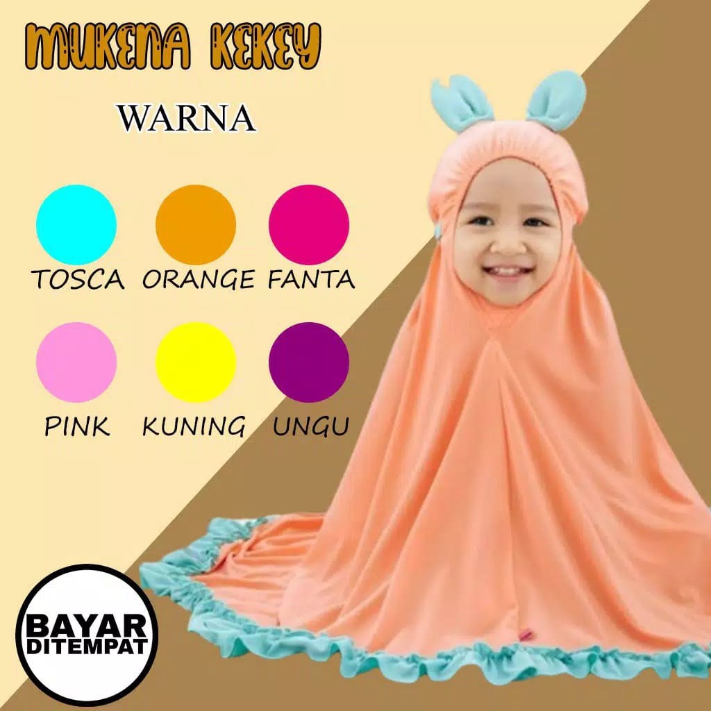 Jual mukena anak/ allsize 2-5 tahun / MUKENA MOTIP RABBIT | Shopee ...