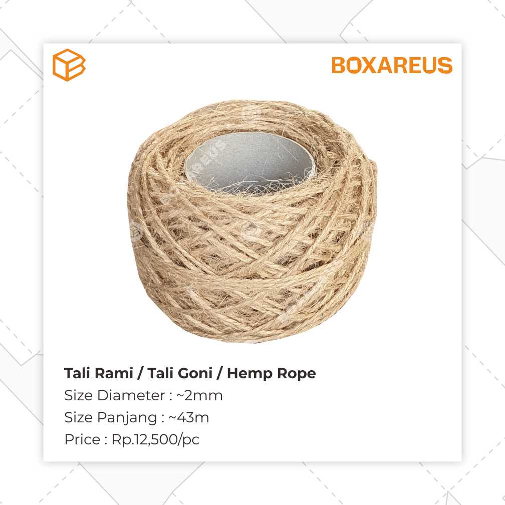 Jual Tali Rami / Tali Goni / Hemp Rope | Shopee Indonesia