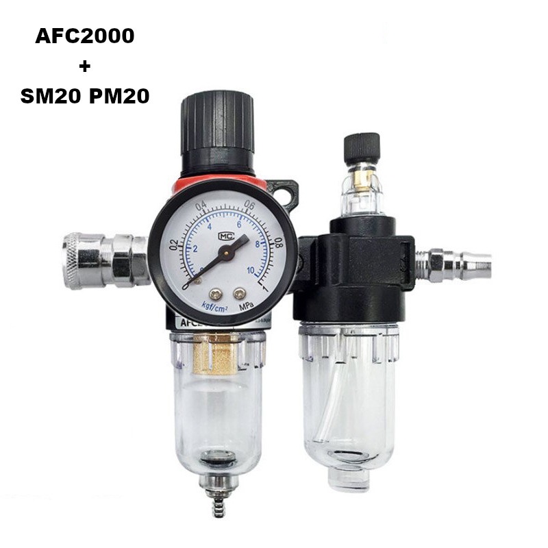 Jual Mini Air Control Unit 1/4 Inch Filter Kompresor Udara Regulator ...