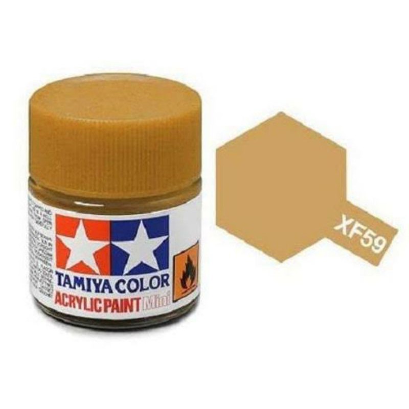 Jual 81759 Tamiya Color Acrylic Mini XF-59 Desert Yellow 10ml | Shopee ...