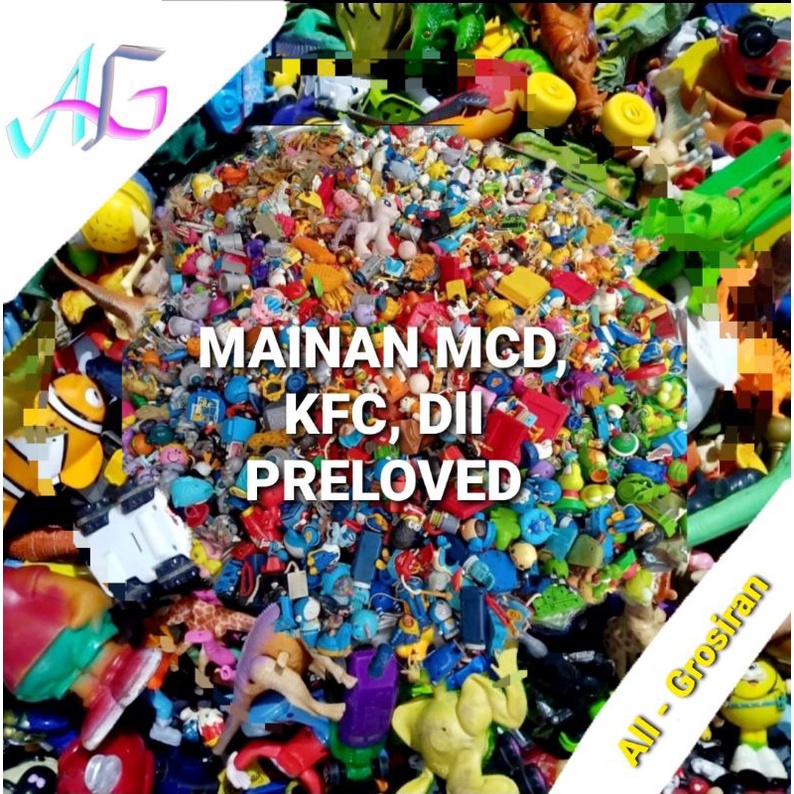 Jual Mainan MCD, KFC, Dll Bekas Second Preloved Random - Murah | Shopee ...