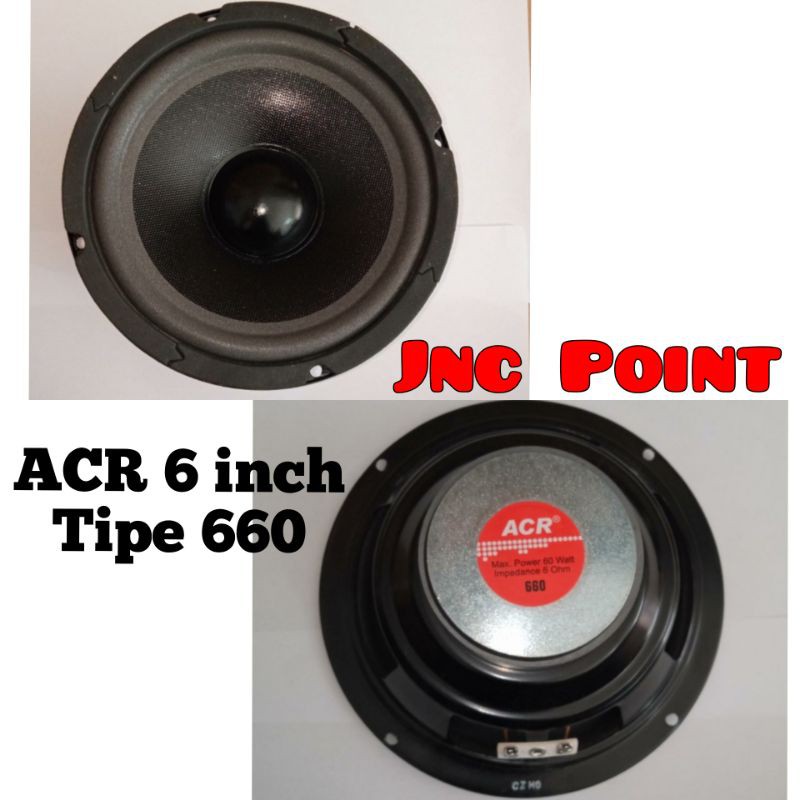 Jual Speaker woofer ACR 660 6inch 6 inch | Shopee Indonesia