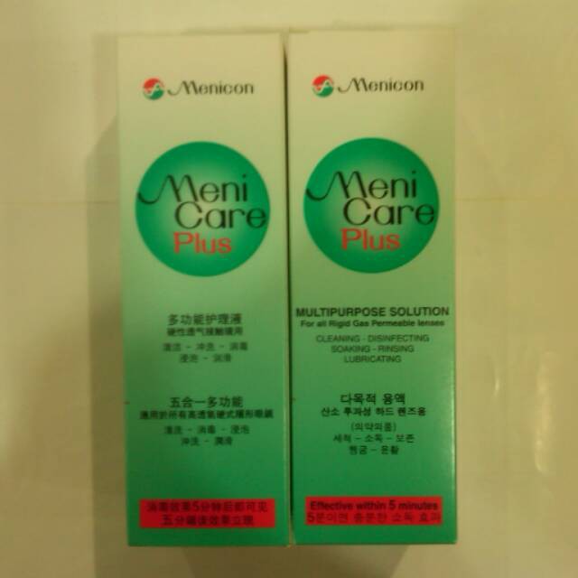 Jual Menicare Plus Multi Purpose Solution by Menicon for Rigid Gas ...