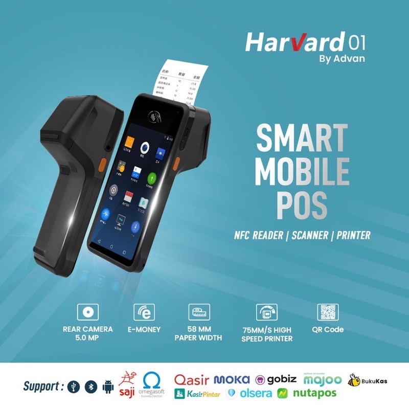Jual Advan Harvard 01 android Pos thermal printer 58MM (Murah dan Resmi ...